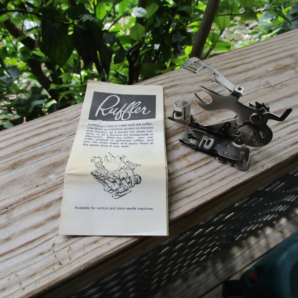 Sewing Machine | Other | Vintage Sewing Machine Ruffler Foot Attachment ...